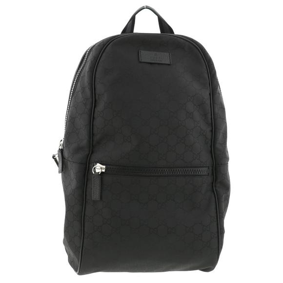 Gucci | Bags | Gucci Gg Nylon Backpack Black | Poshmark